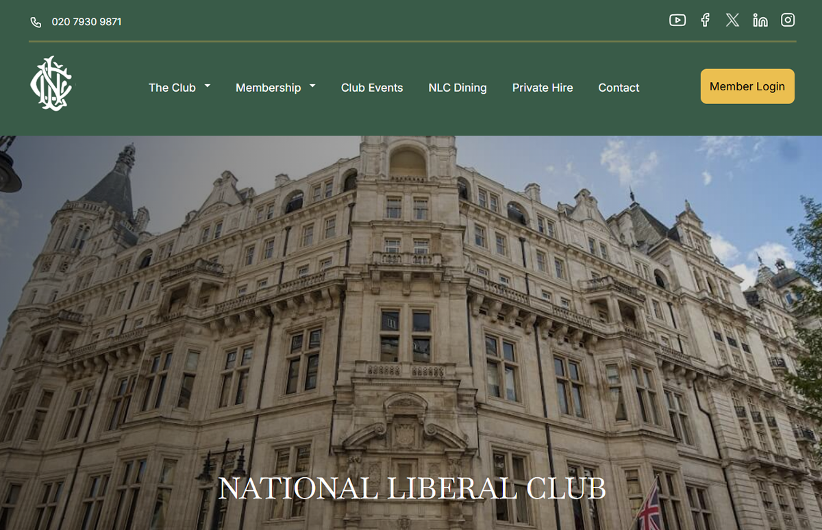 Homepage - National Liberal Club